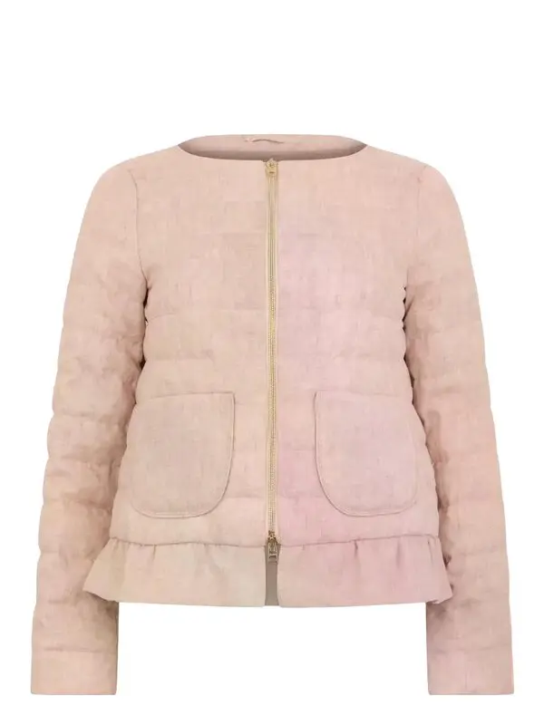 Herno Padded Linen Jacket - Pink