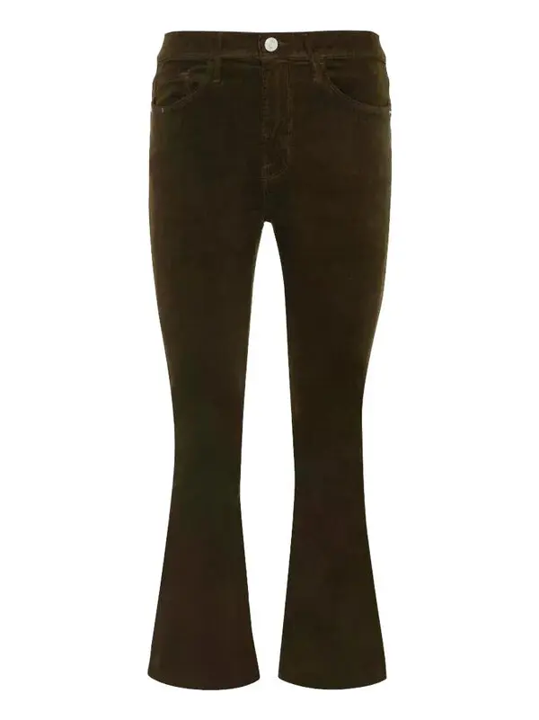 FRAME Le Mini Boot Corduroy Trousers - Brown
