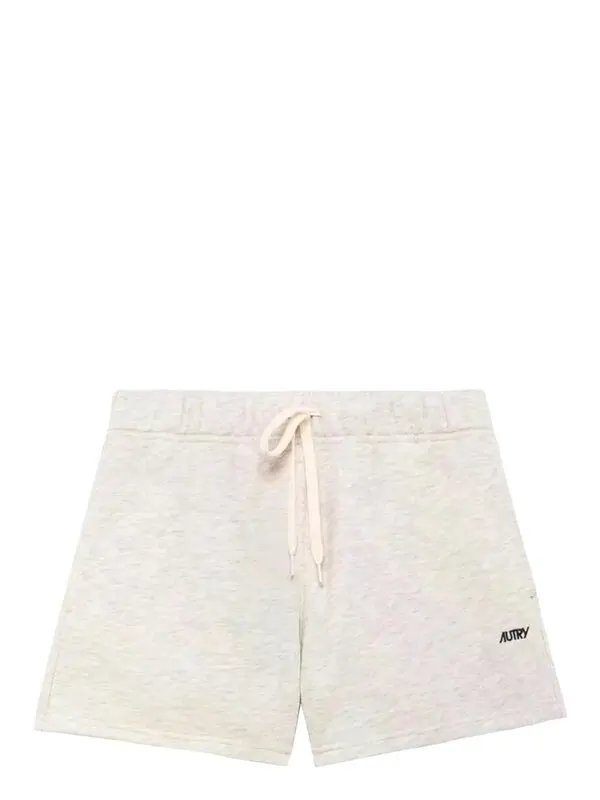 AUTRY Logo Embroidered Shorts - Grey