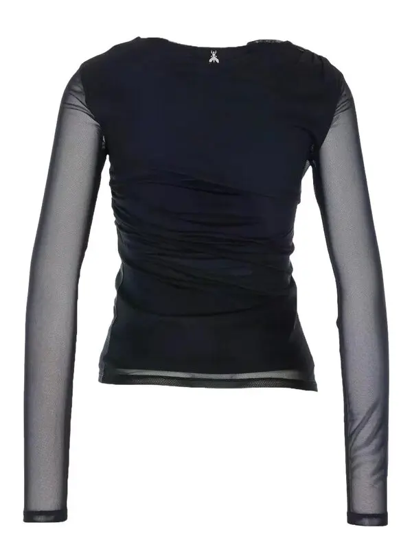 Patrizia Pepe Long-sleeved T-shirt - Black