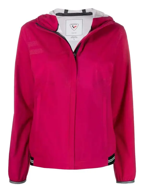 Rossignol Hooded Zip-up Jacket - Red
