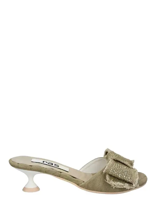 RAS Bow-embellished Sandals - Green