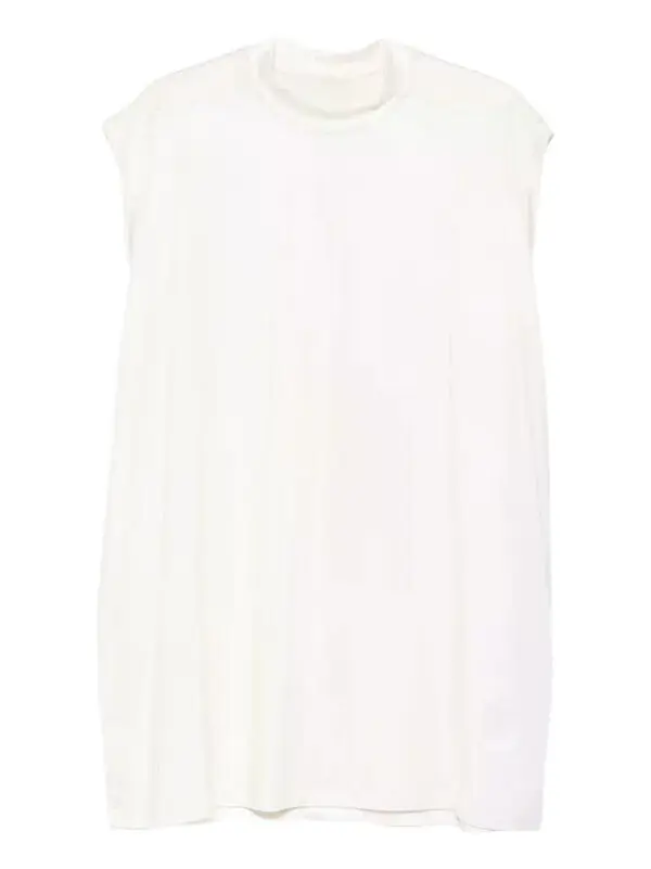 Rick Owens Crew-neck Sleeveless T-shirt - Neutrals