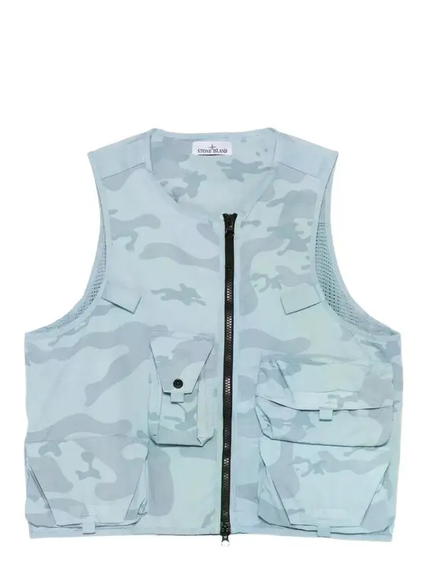 Stone Island Camo Pocket Jacket - Blue