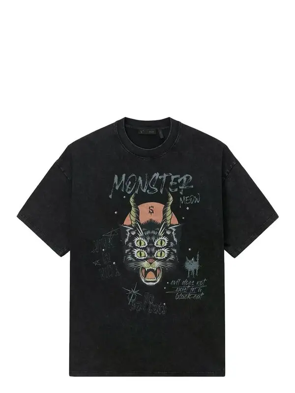 FIVE CM Graphic-print T-shirt - Black
