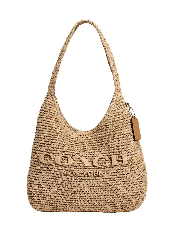 COACH Brooklyn Shoulder Bag - Natural