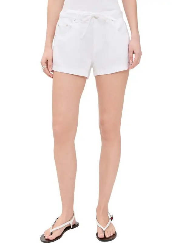 Splendid Denim Lounge Shorts - White