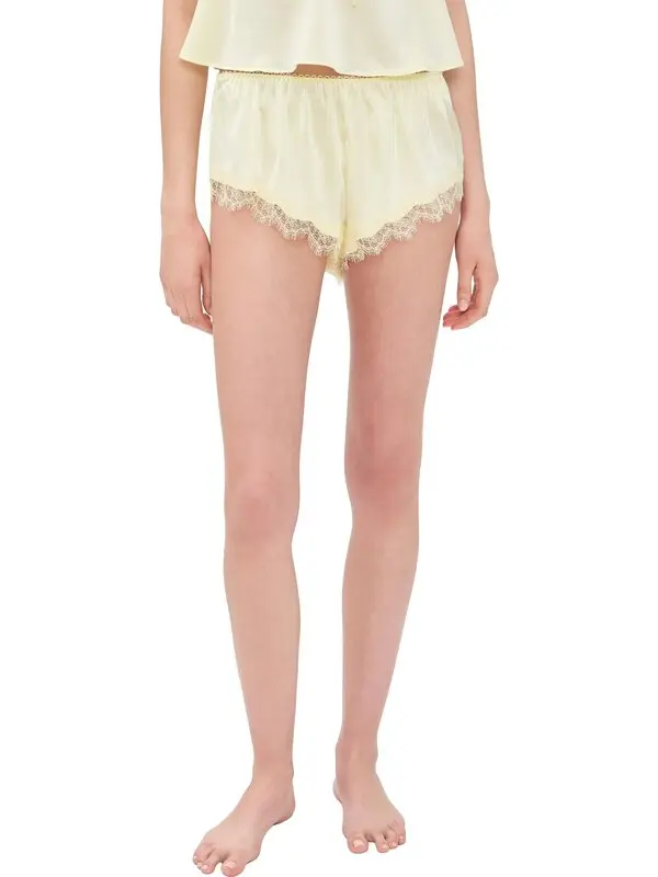 KAT THE LABEL Sorrento Shorts - Limoncello