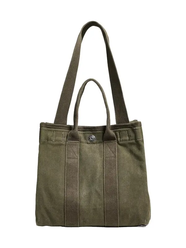 ALEX MILL Canvas Tote - Military Olive