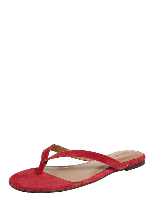 Madewell Ivanna Thong Sandals - Scarlet