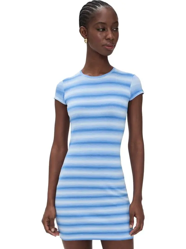 Beach Riot Freja Striped Mini Dress - Sapphire Sea