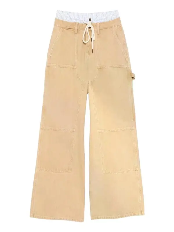 Monse Double Waistband Jeans - Neutrals