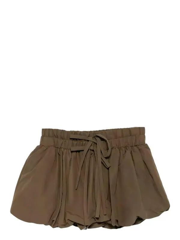 Monse Ruched Bubble Skirt - Brown
