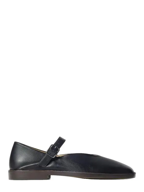 LEMAIRE Buckle Strap Ballerinas - Black