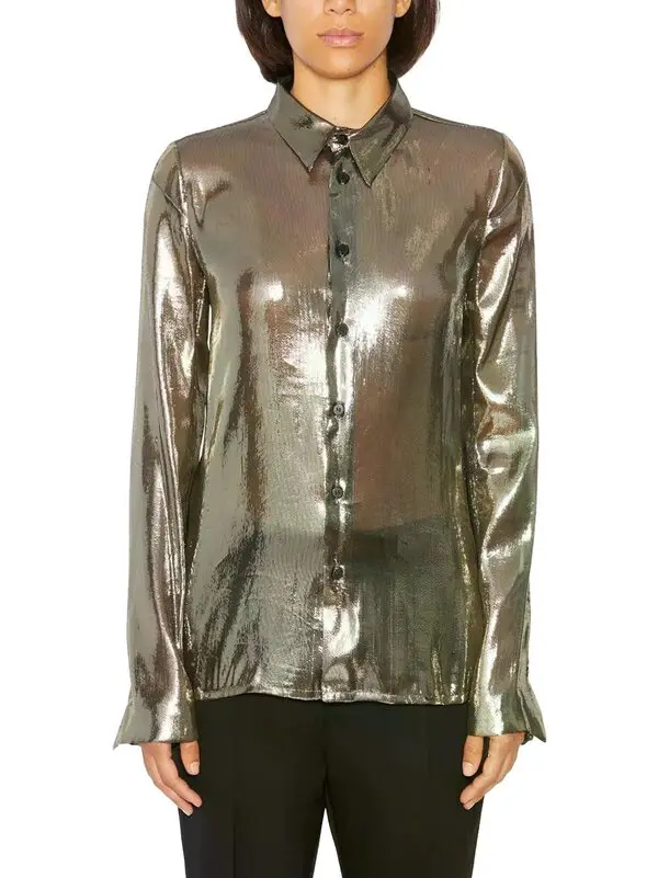 SAPIO N16 Silk Shirt - Gold