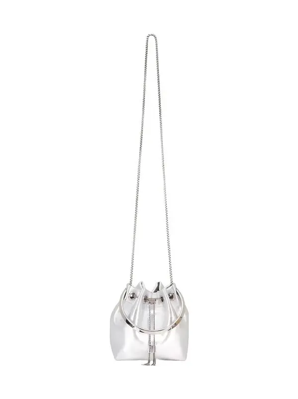 JIMMY CHOO Bon Bons Bucket Bag - Silver