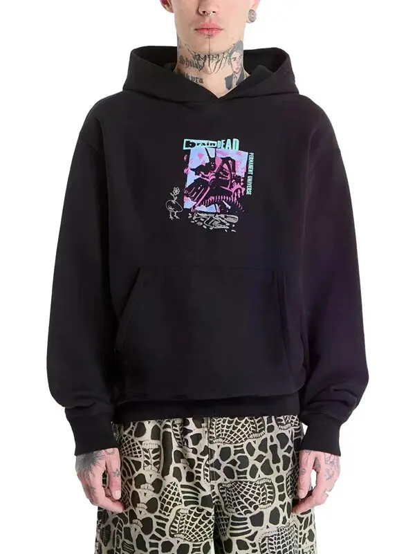 BRAIN DEAD Permanent Universe Hoodie - Black