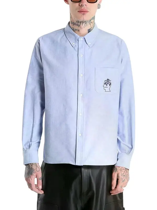 BRAIN DEAD Bbc Selvedge Shirt - Blue
