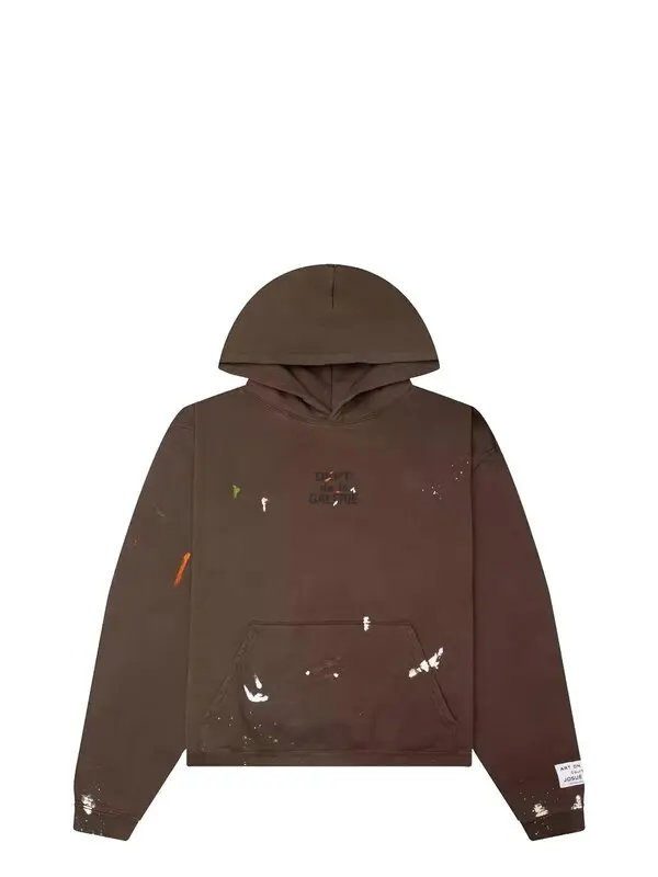 GALLERY DEPT. Logo-print Hoodie - Brown