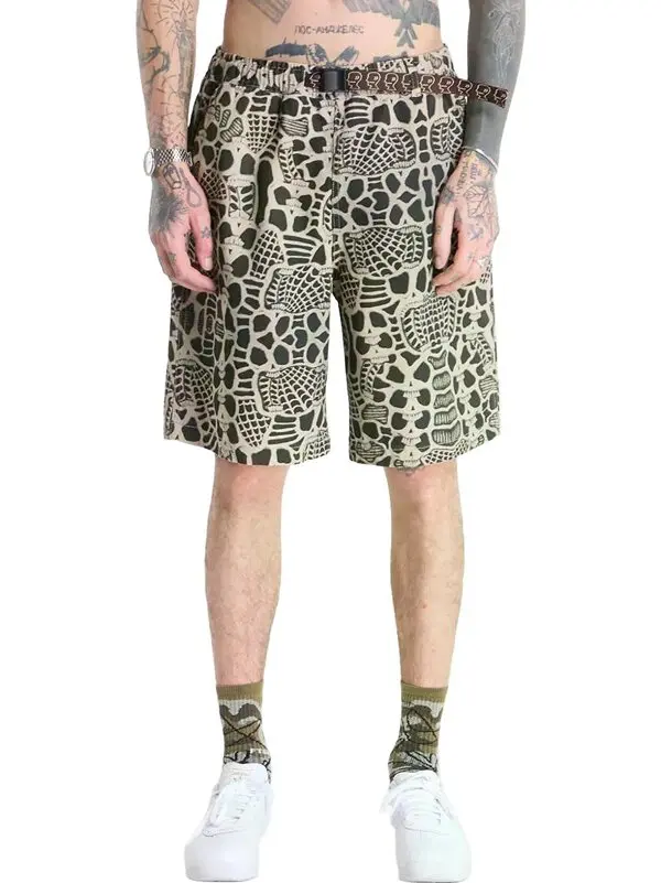 BRAIN DEAD All-over Print Shorts - Neutrals