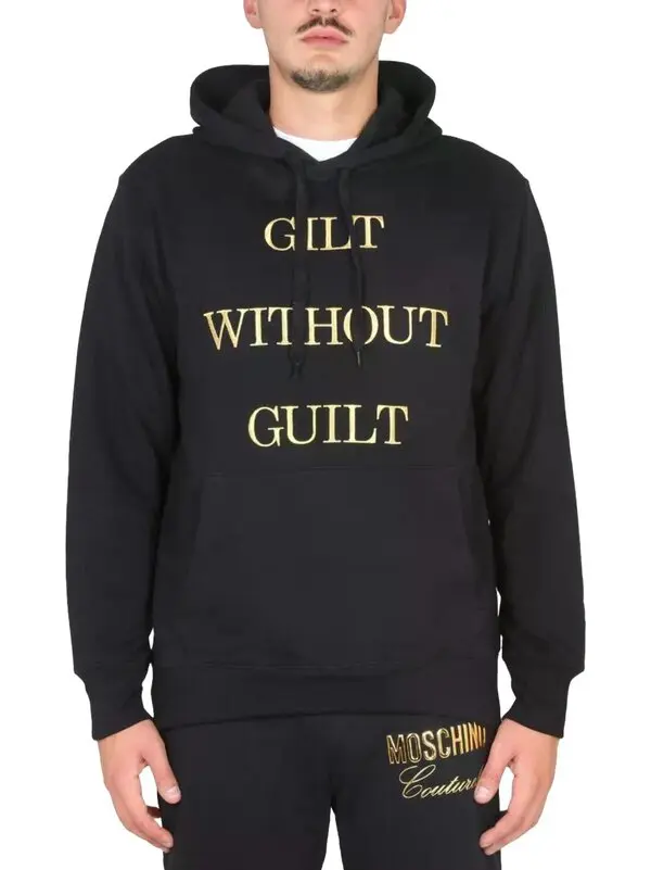 Moschino Hooded Sweatshirt - Black