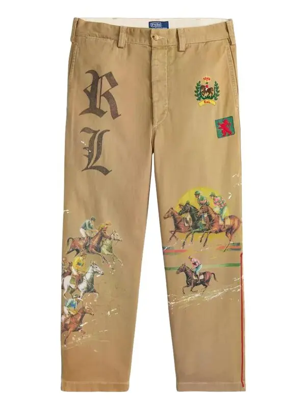 Polo Ralph Lauren Printed Trousers - Neutrals