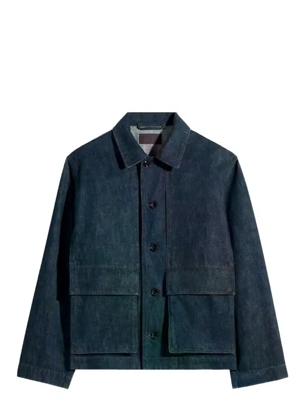 LEMAIRE Buttoned Denim Jacket - Blue
