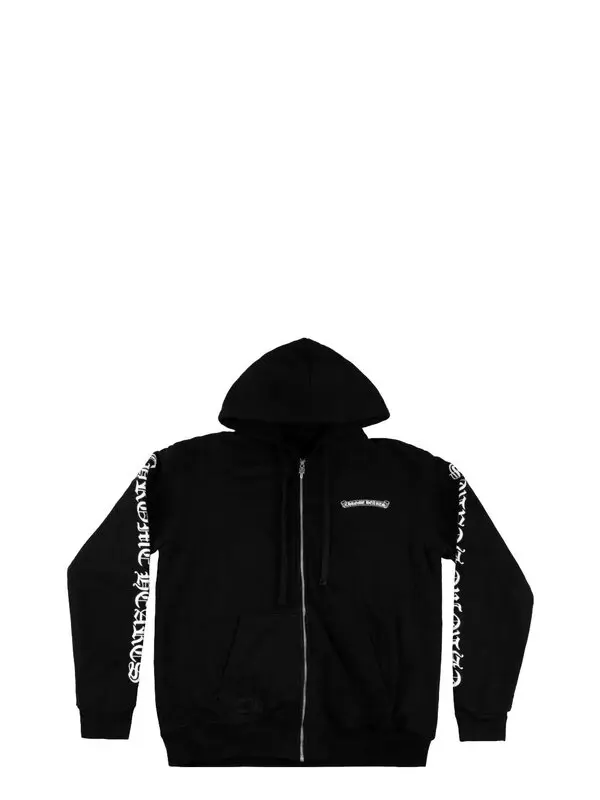 Chrome Hearts Stadium Thermal Scroll Hoodie - Black
