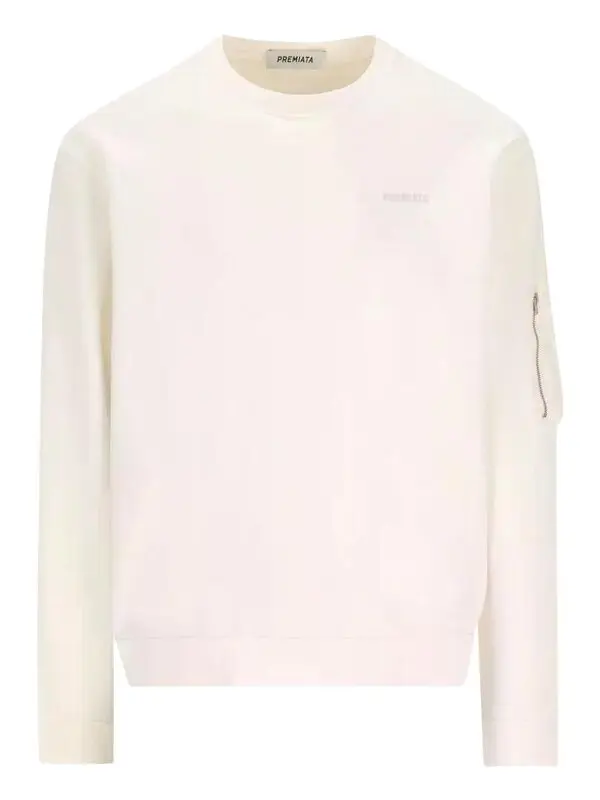 Premiata Jumper With Zip Pocket - Neutrals