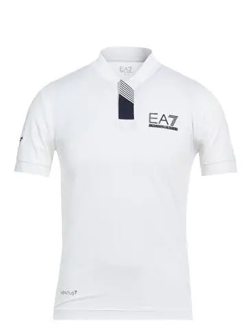 EA7 T-shirt Emerald Size Polyester, Elastane - White
