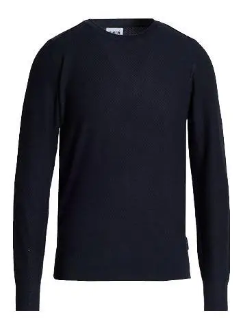 BERNA Sweater In Viscose And Polyamide - Navy