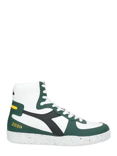 DIADORA HERITAGE Leather High-top Sneakers - White