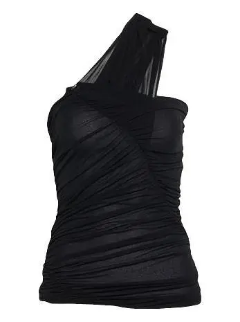 Rick Owens Viscose One-shoulder Top - Black