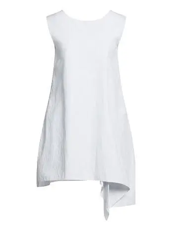 Y'S YOHJI YAMAMOTO Woven Striped Top - White