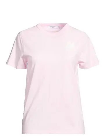 Maison Kitsuné Logo-print Cotton T-shirt - Pink