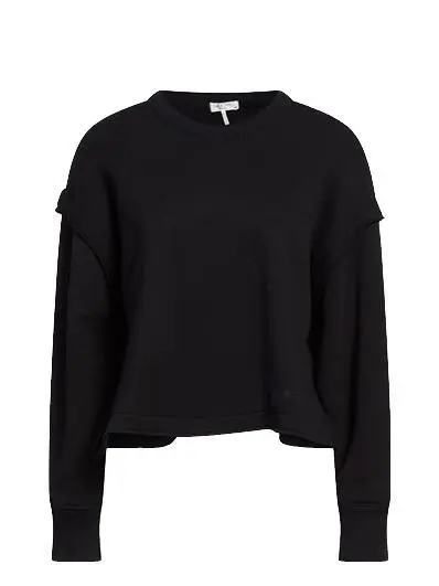 Rag & Bone Cotton Polyester Crewneck Sweatshirt - Black
