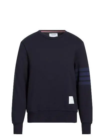 Thom Browne Cotton Terry Crewneck Sweatshirt - Navy