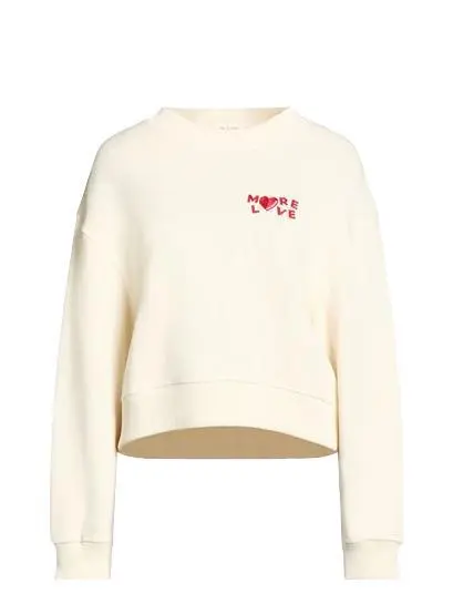 Rag & Bone Cream Crewneck Sweatshirt - White