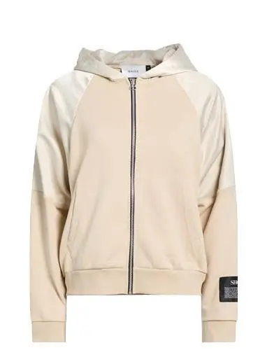 SHOE Cotton French Terry Sweatshirt - Beige