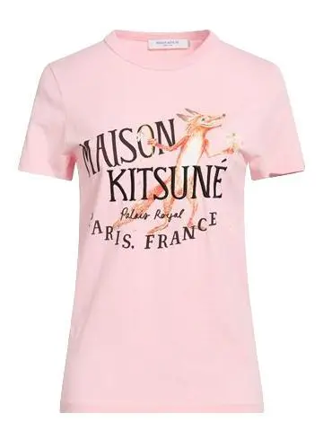 Maison Kitsuné Printed Cotton T-shirt - Pink