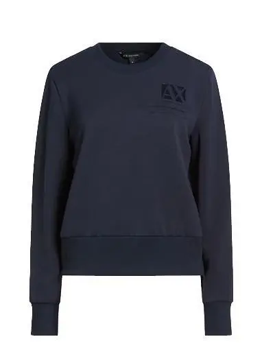 Armani Exchange Sweatshirt In Polyamide, Viscose, And Elastane - Blue