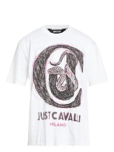 Just Cavalli T-shirt Size Cotton - White