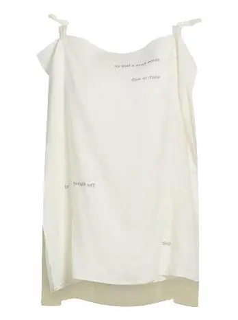 BASERANGE Linen Top - White