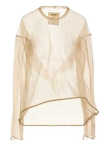 UMA WANG Tulle Top - Beige