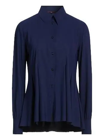 High Peplum Shirt - Blue