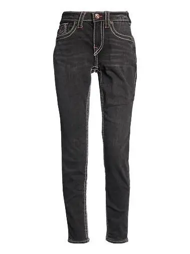 True Religion Skinny Jeans With Five-pocket Detailing - Black