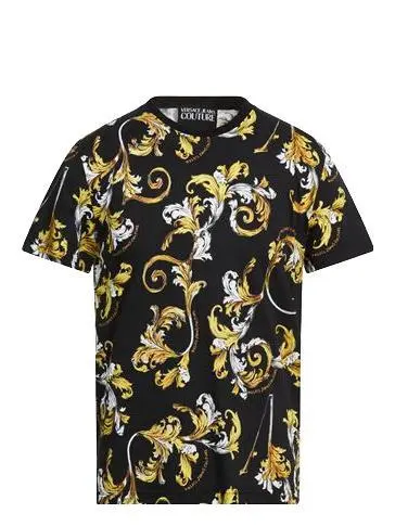 Versace T-shirt Mustard Size Cotton - Yellow