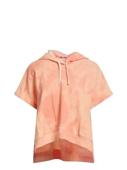 High Tie-dyed Jersey Sweatshirt - Orange