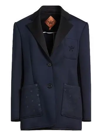 Mcm Single-breasted Blazer - Blue