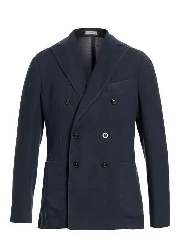 Boglioli Double-breasted Virgin Wool Blazer - Blue